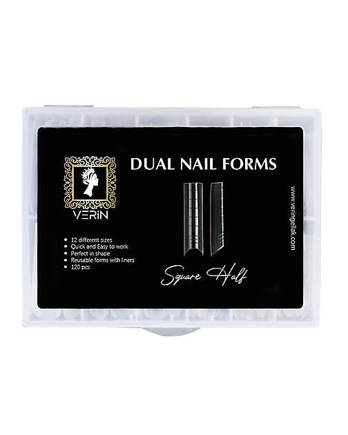 Dual Nail Forms Square Half - Verin Gellak